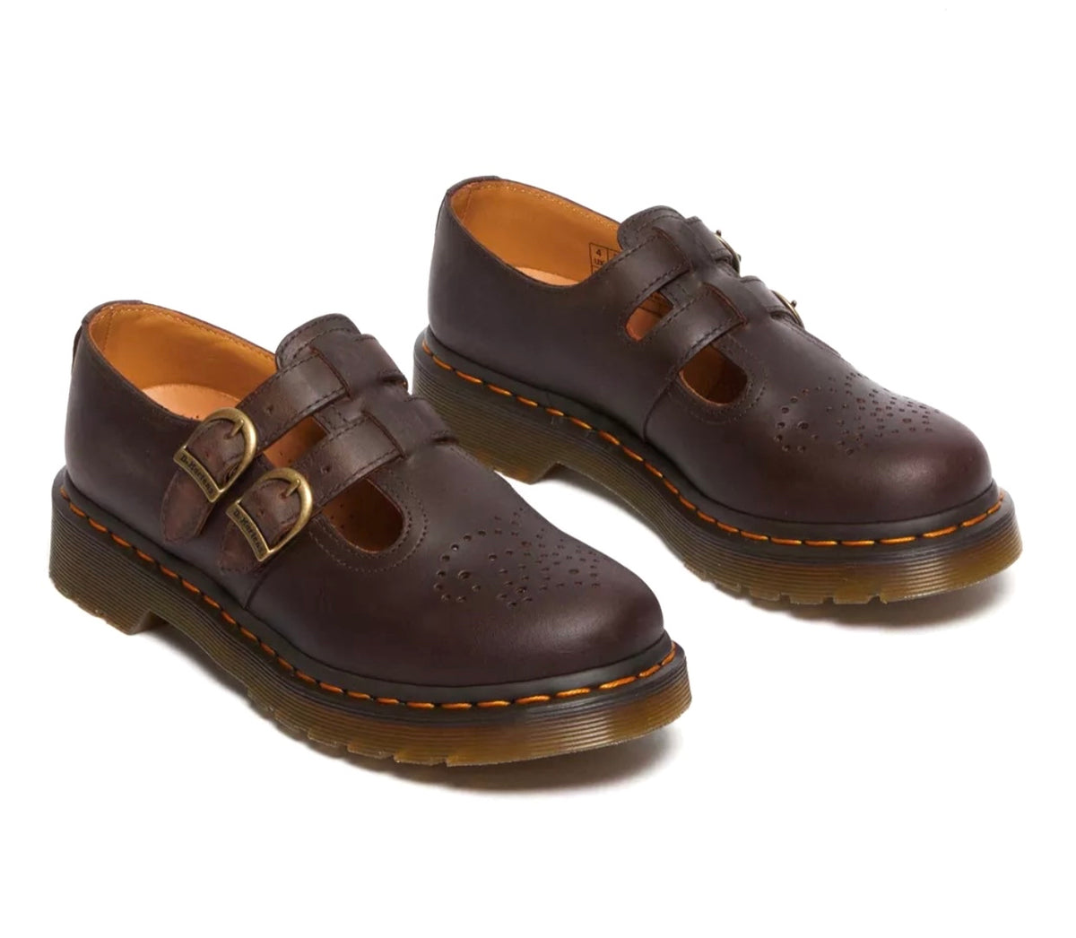 Dr. Martens 8065 Dark Brown Crazy Horse Mary Jane – Redpath Shoes Canberra