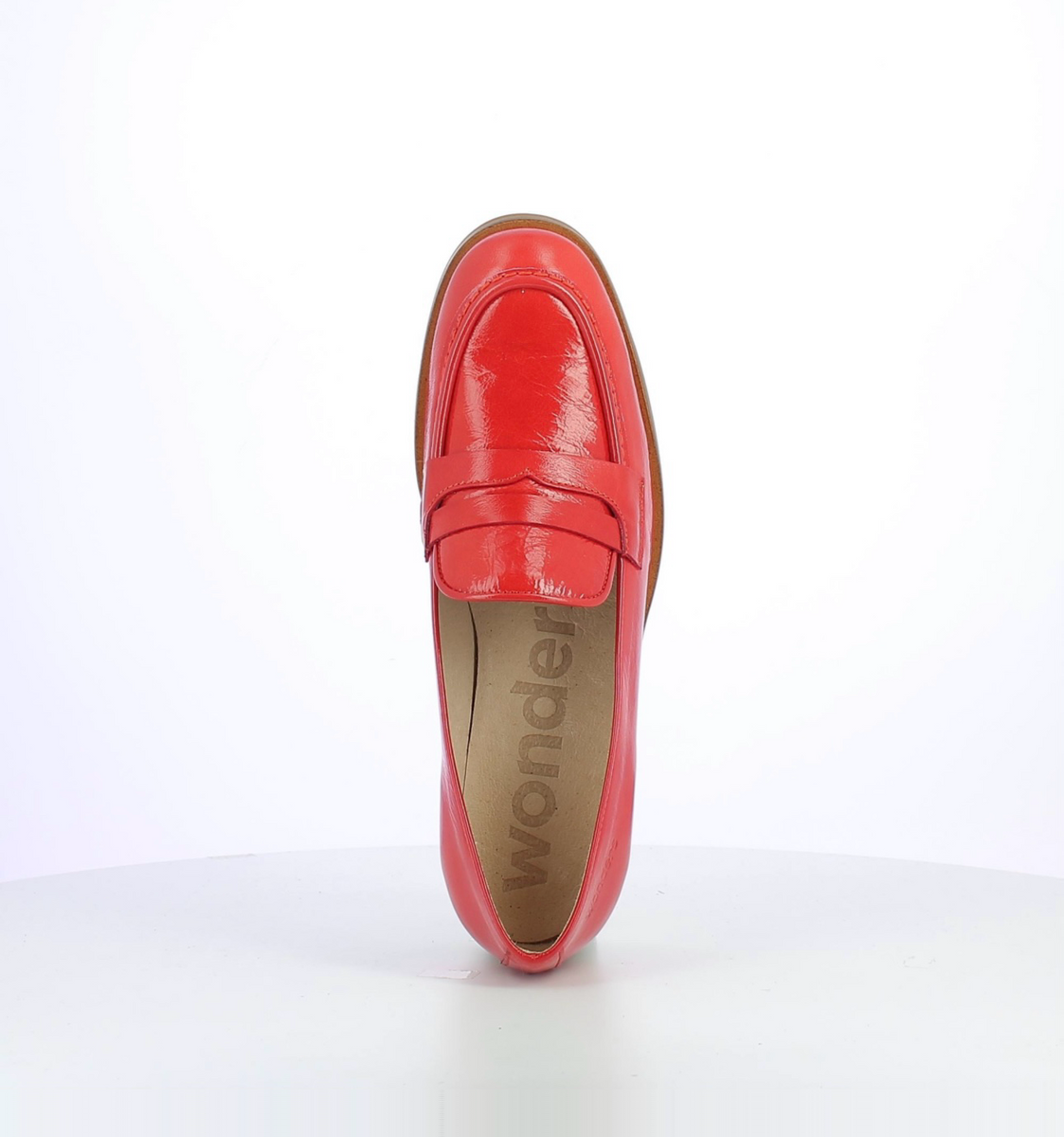 Wonders C-7403 Menorca Rojo Red Patent Leather Loafer Made In Spain ...