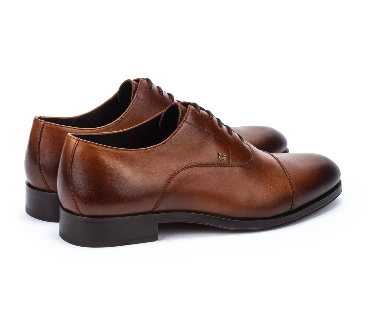 Martinelli 1492-2631Z Empire Brandy Tan Brown Leather 5 Eyelet Shoe Ma ...