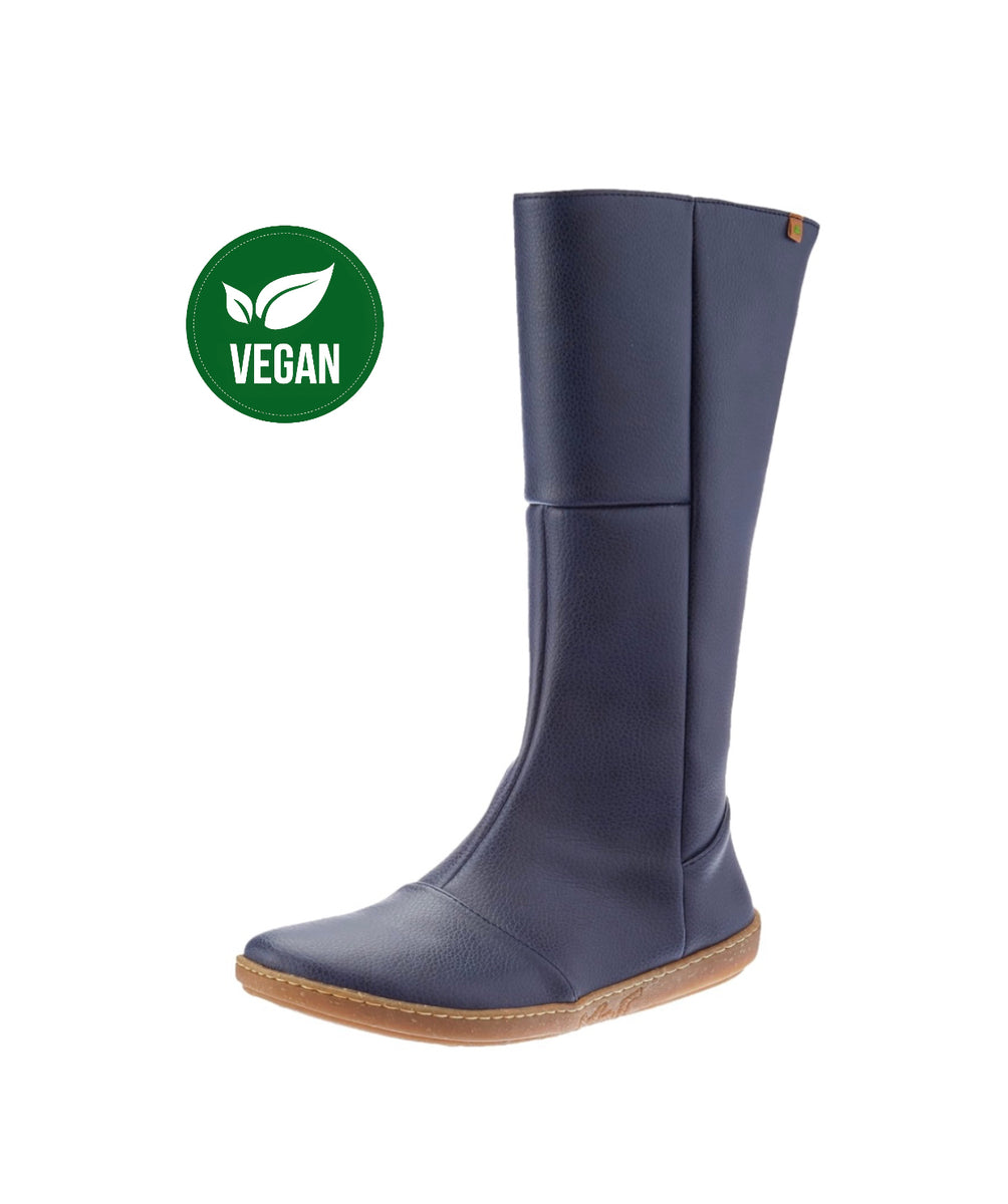 El Naturalista 5316T Ocean Blue Rugged Coral Vegan Knee High Boots Zip ...