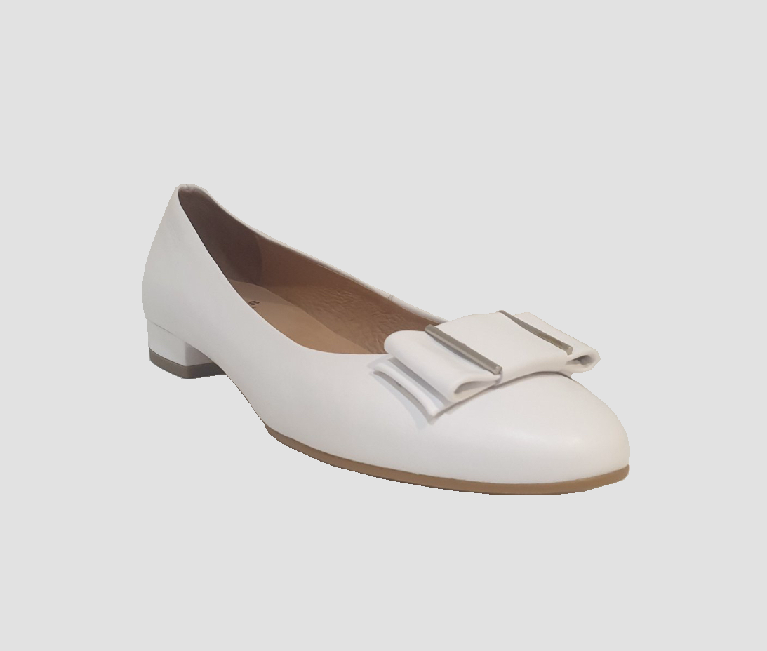 Wonders A-2602 White Leather Sauvage Blanco Flats Made In Spain ...