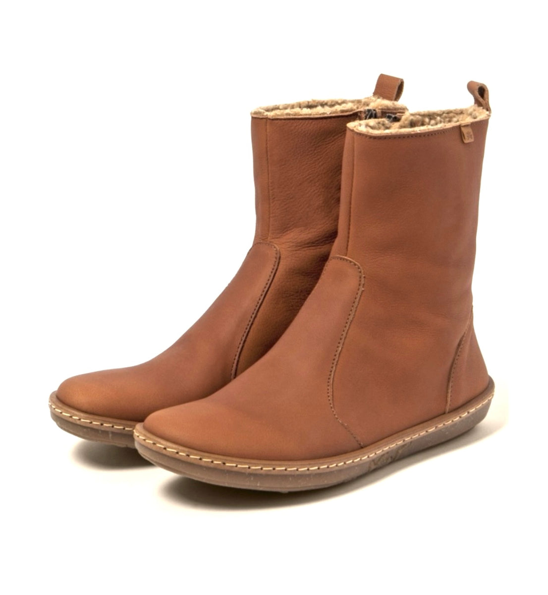 El Naturalista 5319 Coral Toffee Light Tan Wax Nappa Zip Fluff Lining ...