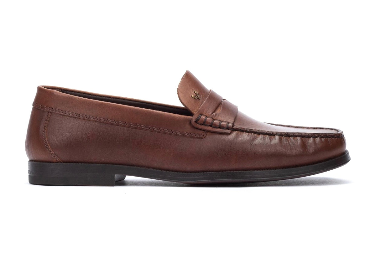Martinelli Forthill 1623-2760C Cuero Cuir Light Tan Leather Loafers Sl ...