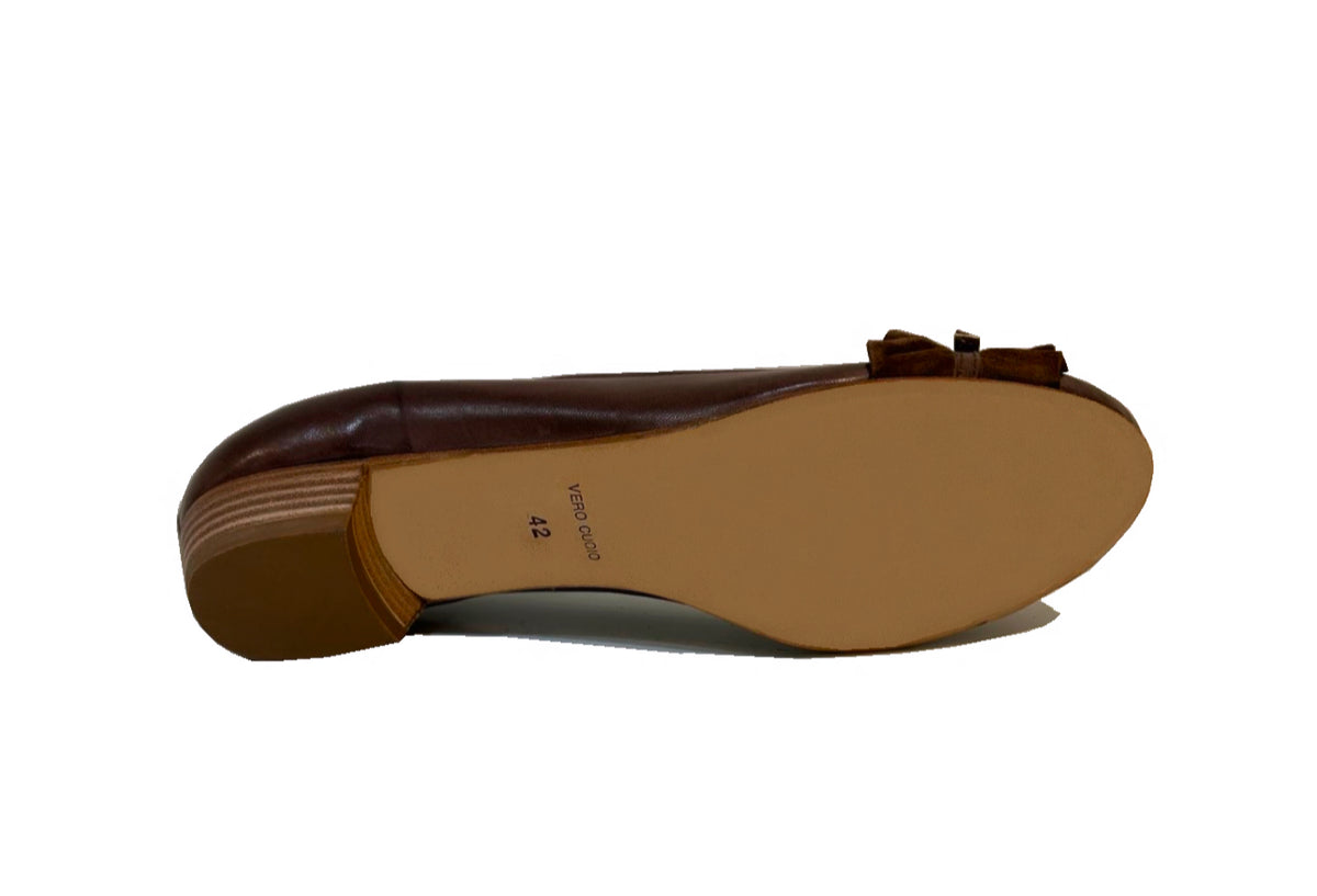 Progetto L146 Lampers Gris Dark Brown Leather Court Shoe Made In Italy ...