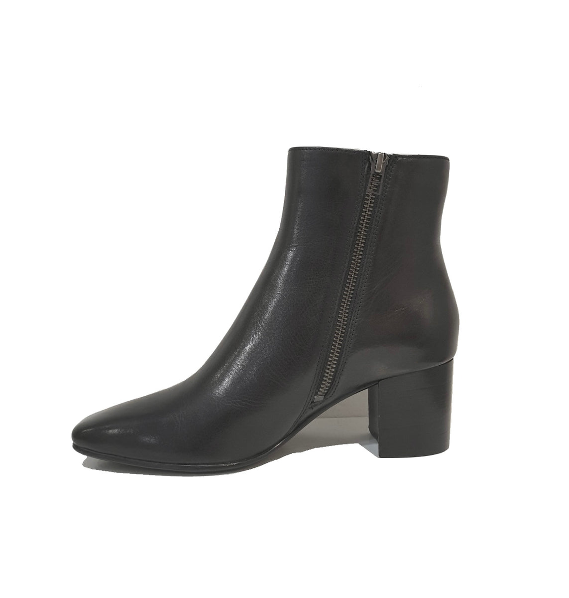 Martini Marco WX07-1-A Soft Nappa Black Leather Ankle Boots Zip Made I ...
