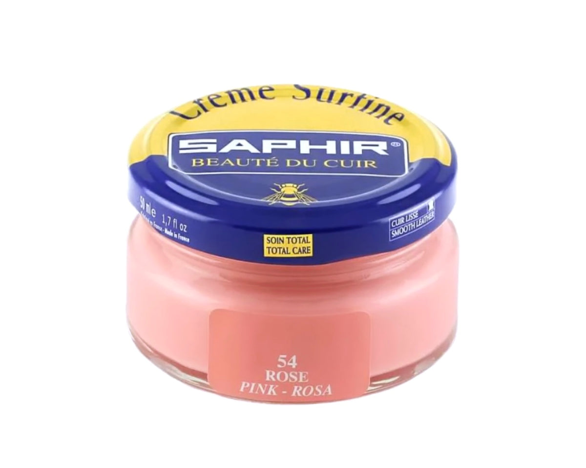 Saphir Rose Pink Renovating Cream Polish 50ml Made In France – Redpath ...