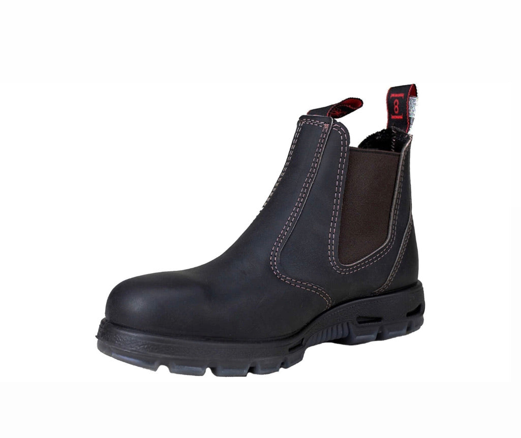 Redback USBOK Claret Brown Steel Toe Chelsea Boot Made In Australia ...