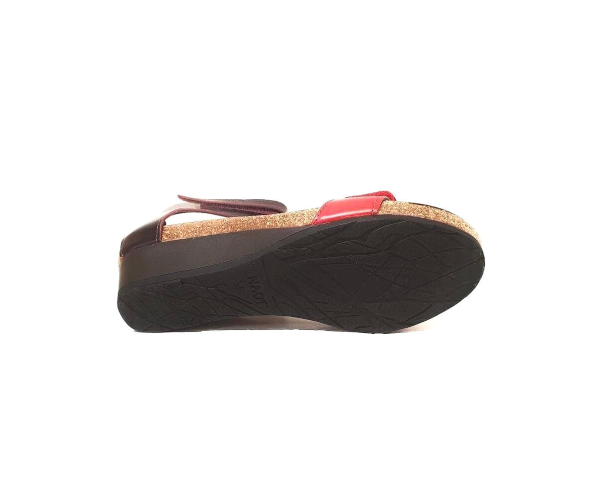 Naot Prophecy Poppy Red Leather Sandals Made In Israel – Redpath Shoes ...