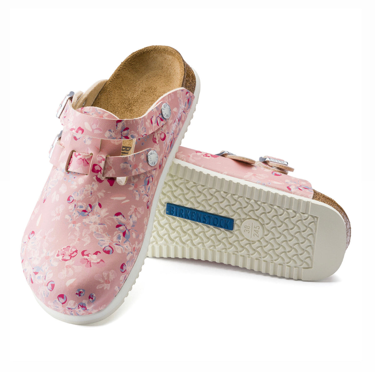 Birkenstock Kay Prof Flower Field Rose Birko-Flor Super Grip Made In G ...