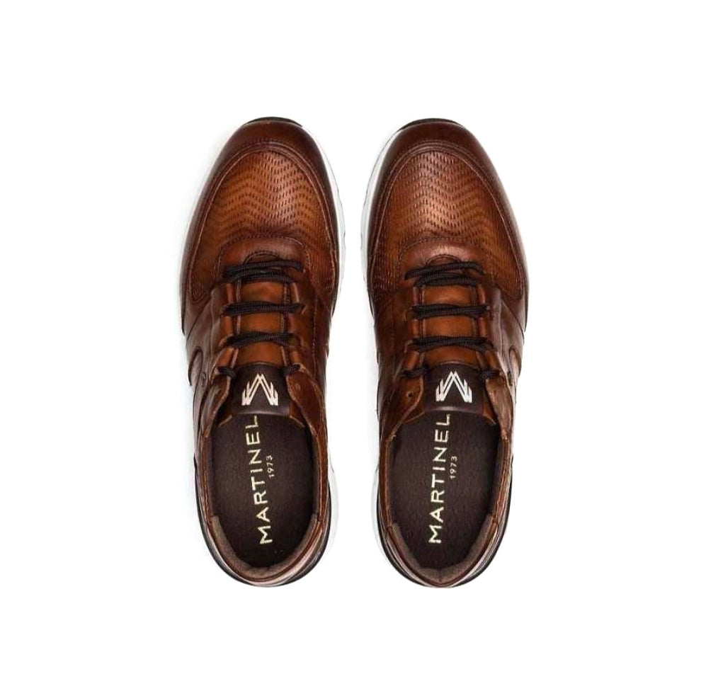 Martinelli Newport 1513-2556L2 Cafe Light Brown 5 Eyelet Sneaker Shoe ...