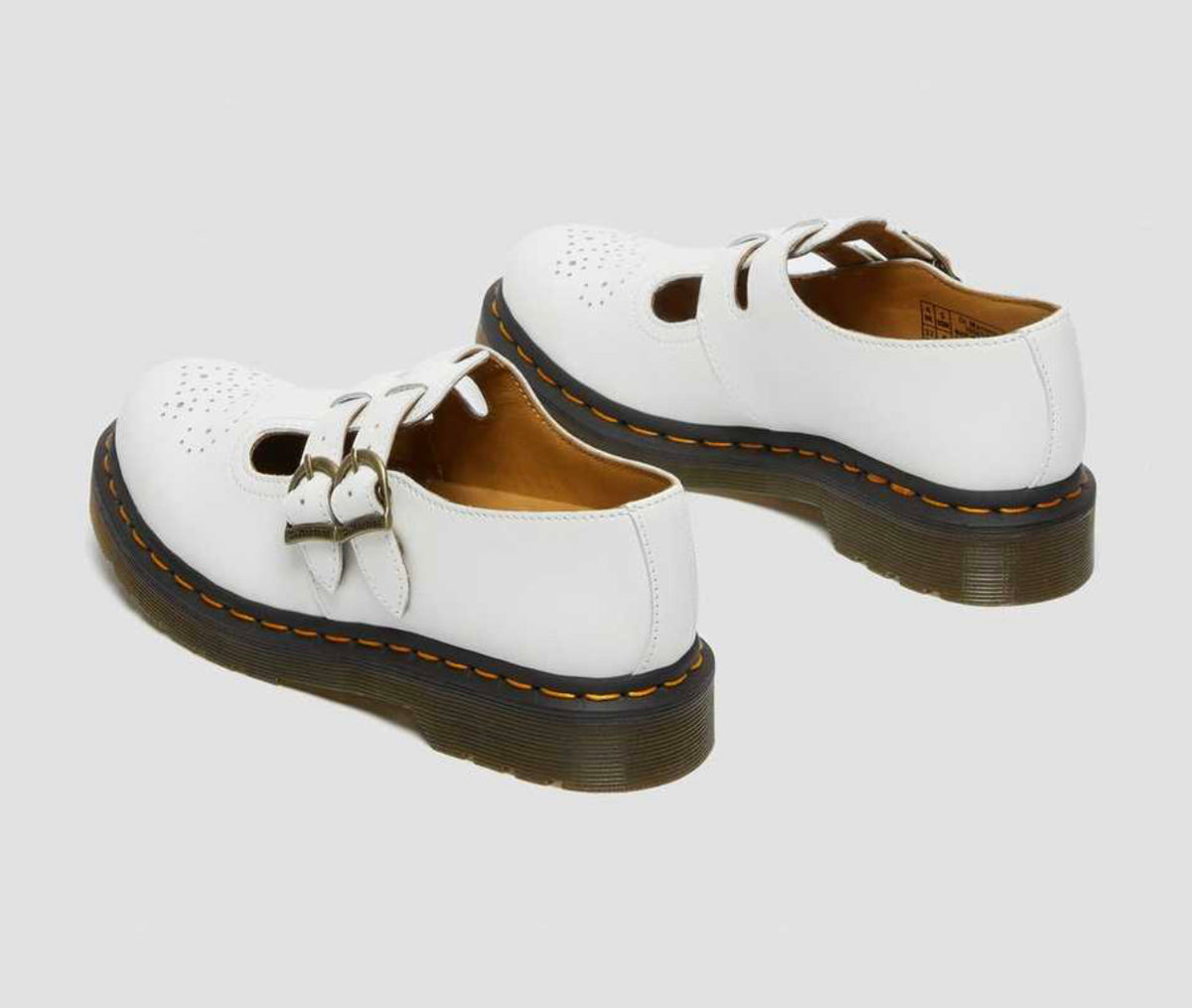 Dr. Martens 8065 White Smooth Mary Jane – Redpath Shoes Canberra