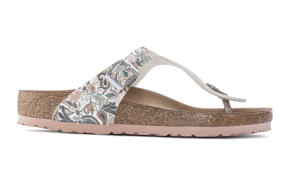Birkenstock Gizeh Paisley Light Rose Floral Vegan Made In Germany ...