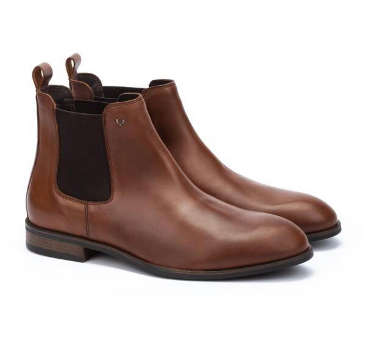 Martinelli 1456-2540C Cuir Warren Light Tan Leather Chelsea Boot Made ...
