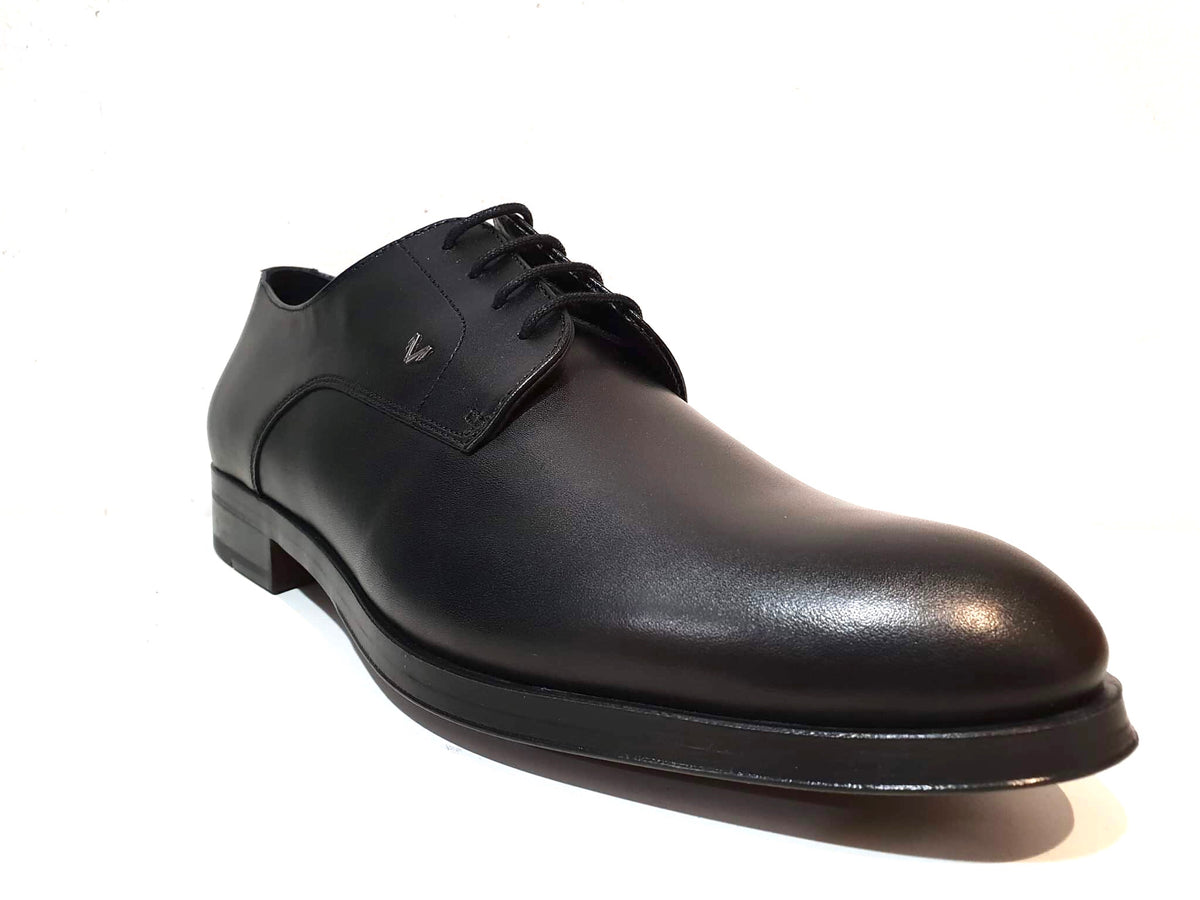 Martinelli 1492-2630PYM Black Empire Leather 4 Eyelet Shoe Made In Spa ...