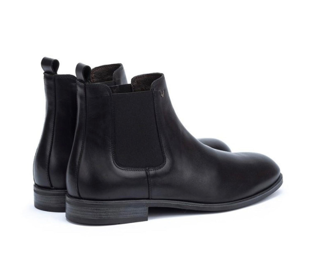 Martinelli 1456-2540E Warren Black Leather Chelsea Boot Made In Spain ...